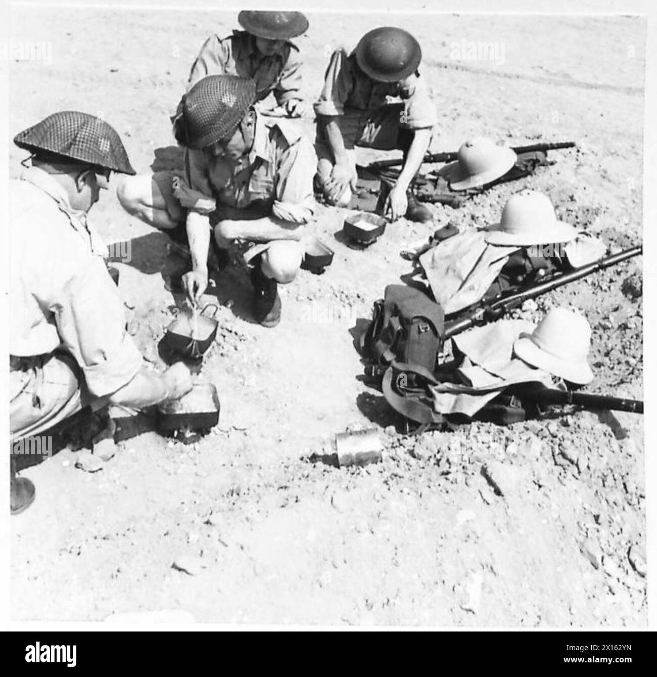 The British Army in Britain is shown during World War II Stock Photo ...