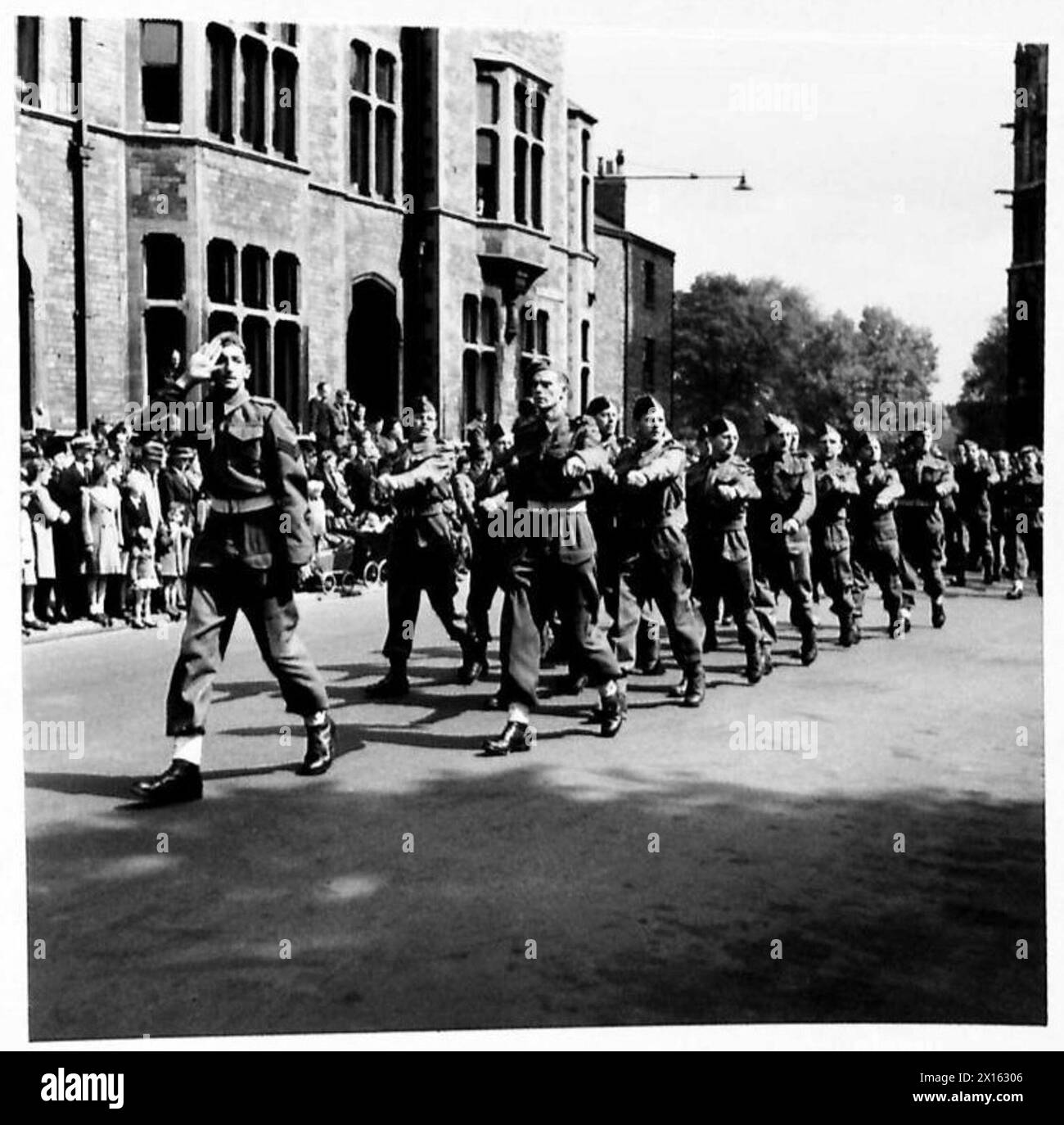 CHURCH PARADE ENDS YORK WINGS FOR VICTORY WEEK - Units leaving York ...