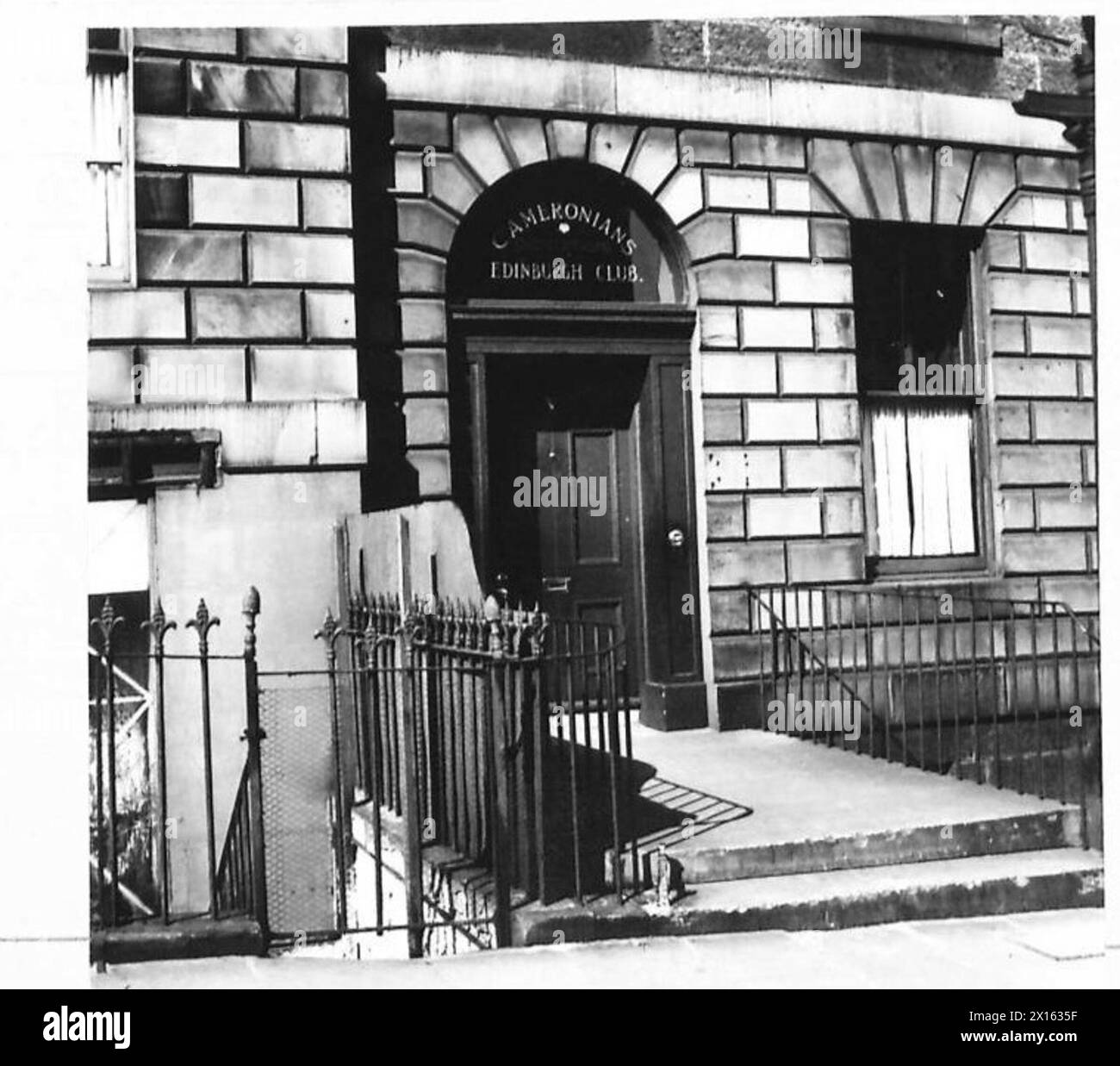 SCOTTISH REGIMENTS (for photographic library) - Exterior of Cameronian ...