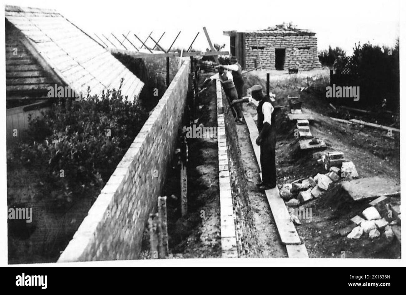 DEFENCES IN SHORNCLIFFE AREA - Anti-tank obstacle at Sandgate British ...