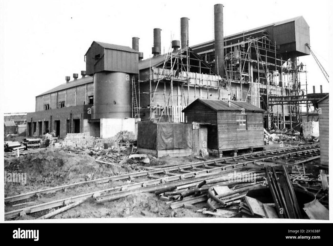 BUILDINGS AT DONNINGTON - Pictures for record purposes of the Central ...