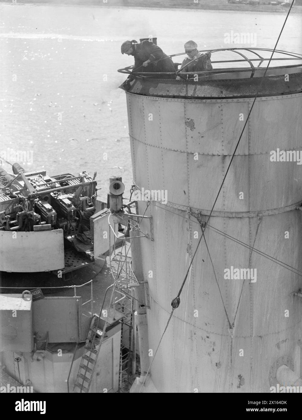 On 25 April 1942, the Funnel Party aboard the destroyer HMS Pathfinder ...