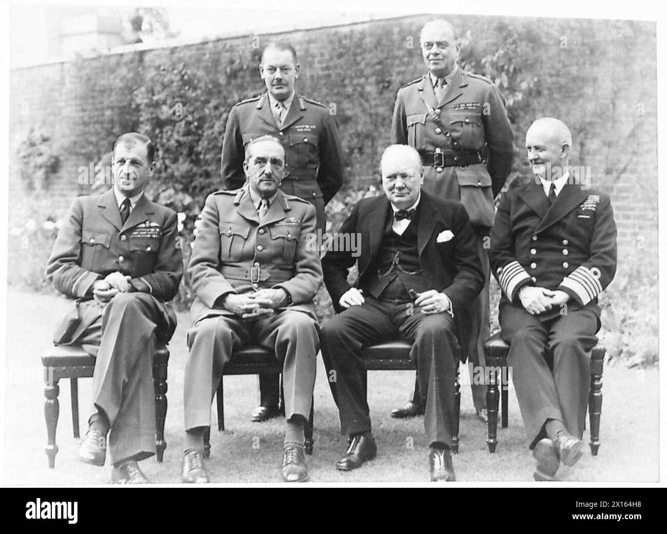 Prime Minister Winston Churchill hosts a luncheon at No. 10 Downing ...