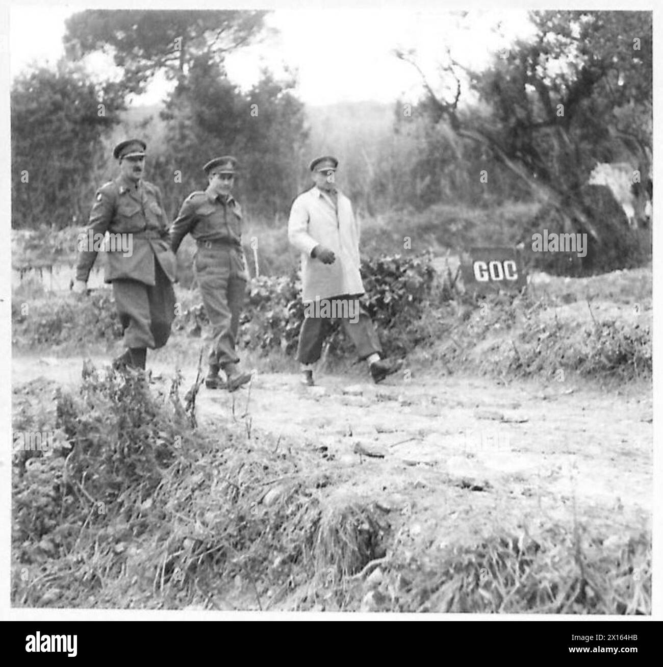Lieutenant General Leese, Major General Vokes, and Lieutenant General ...
