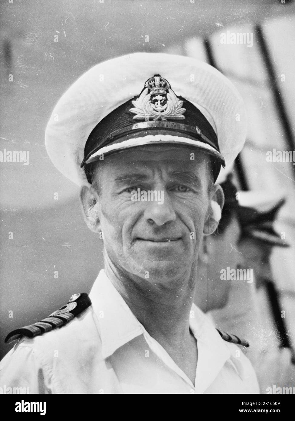 In March 1945, Captain M Denny, CB, CBE, RN, commanded HMS Victorious ...