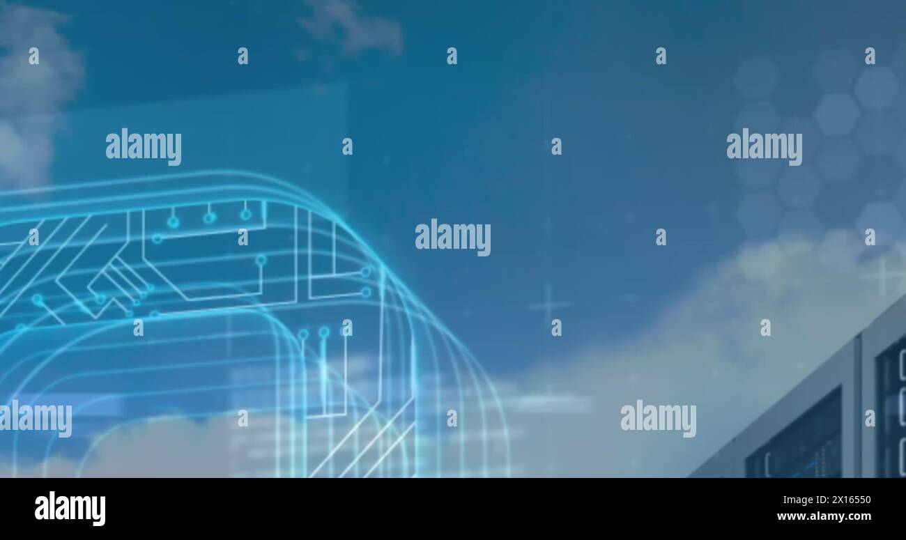 Image of clouds over data processing Stock Photo - Alamy Image of clouds over data processing Stock Photo - Alamy