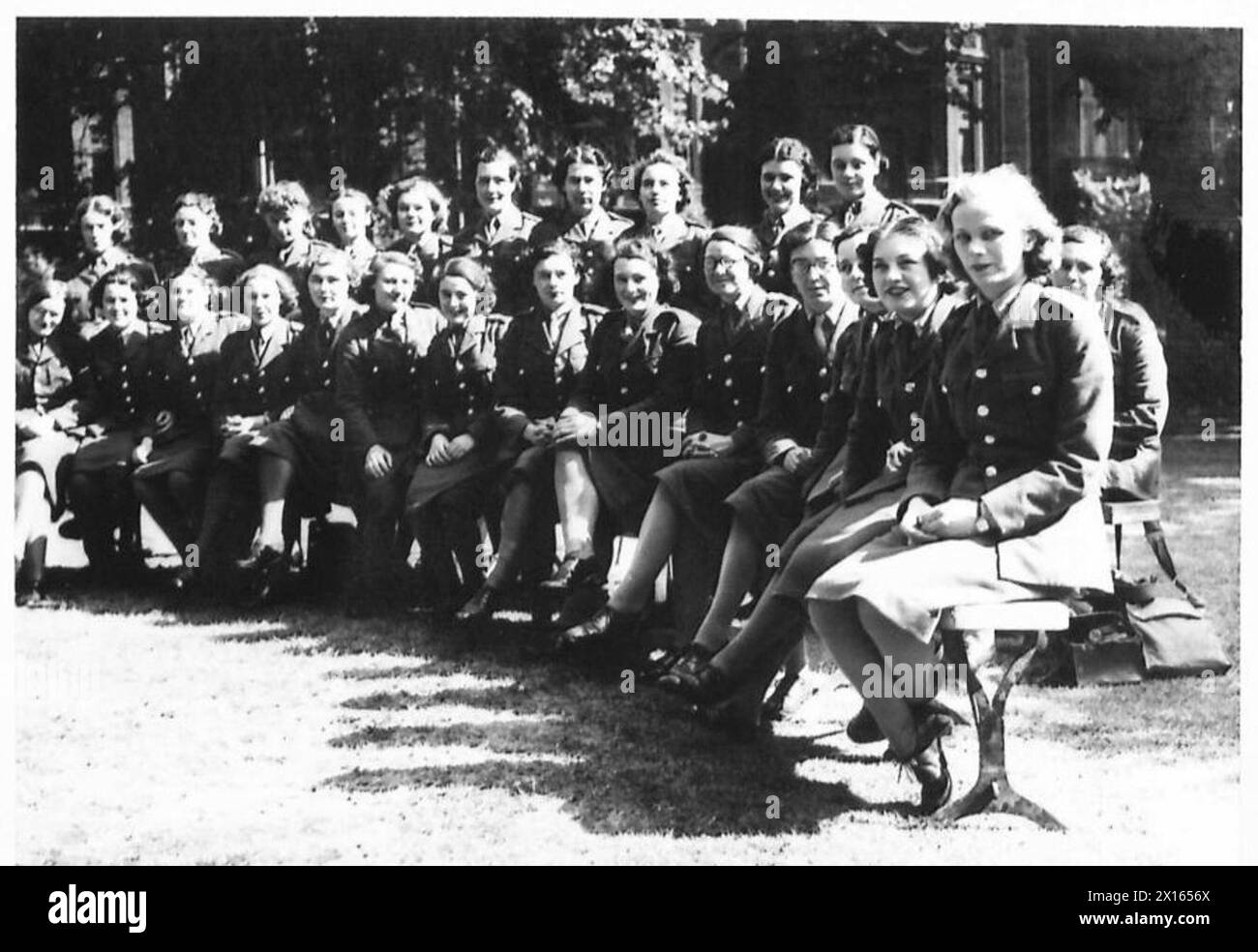 A.T.S. SPECIAL SERIES - A group of typical recruits of the A.T.S. taken ...