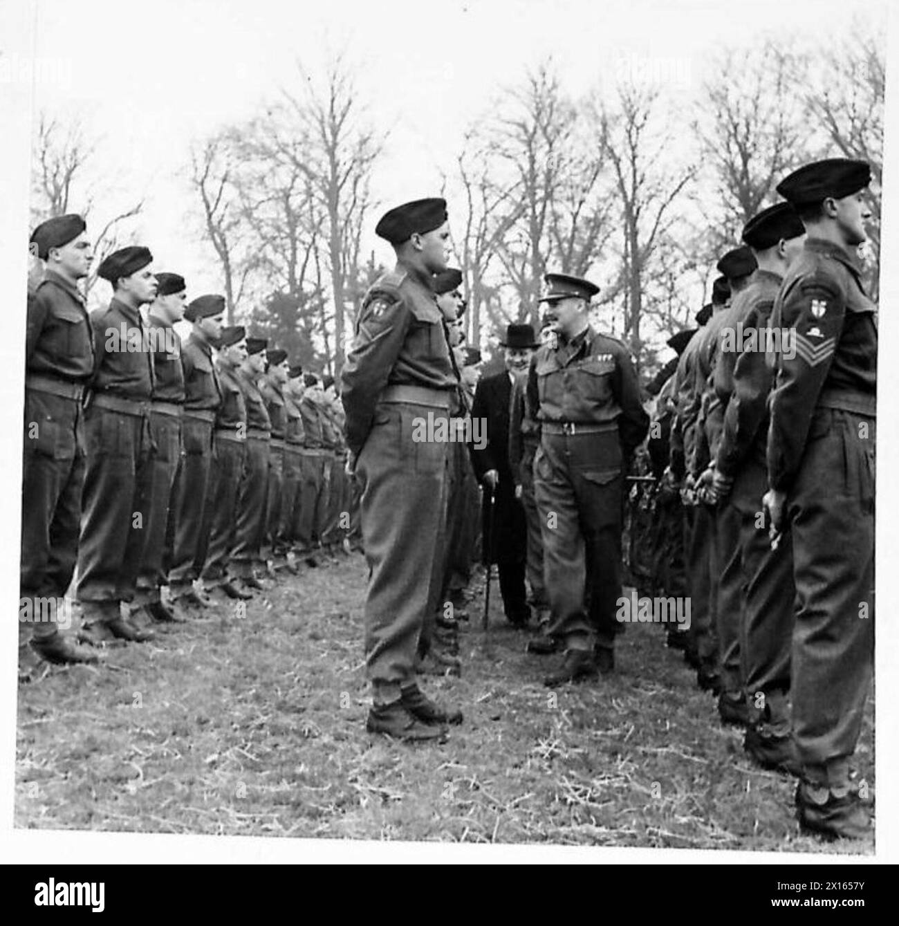 INSPECTION OF NEWFOUNDLAND TROOPS BY LIEUTENANT GENERAL N.M. RITCHIE ...