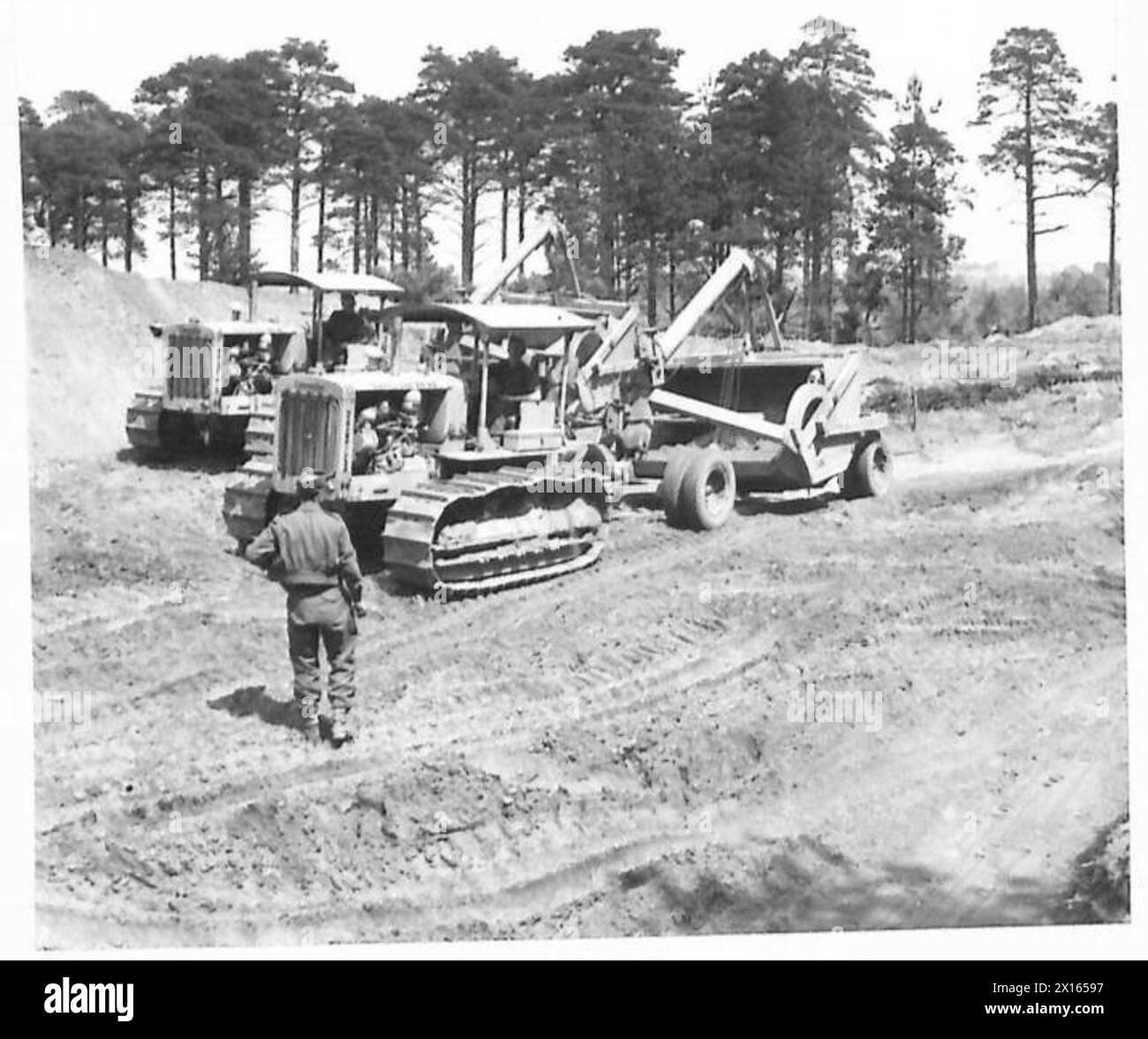 A MILITARY RAILWAY FOR TRAINING R.Es. - Royal Engineers receiving ...