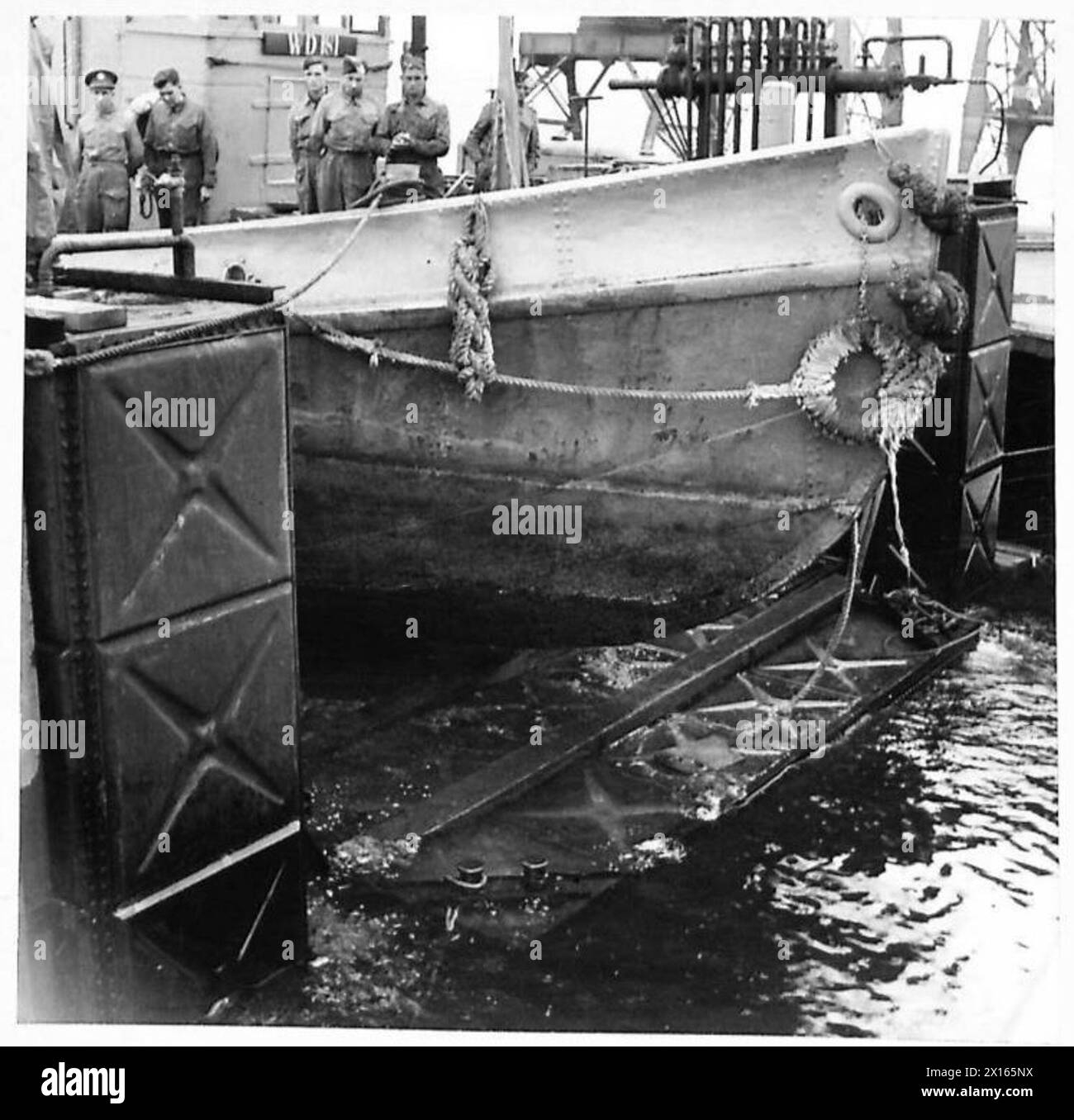 FLOATING DOCK - The Floating Dock at Faslane British Army Stock Photo ...