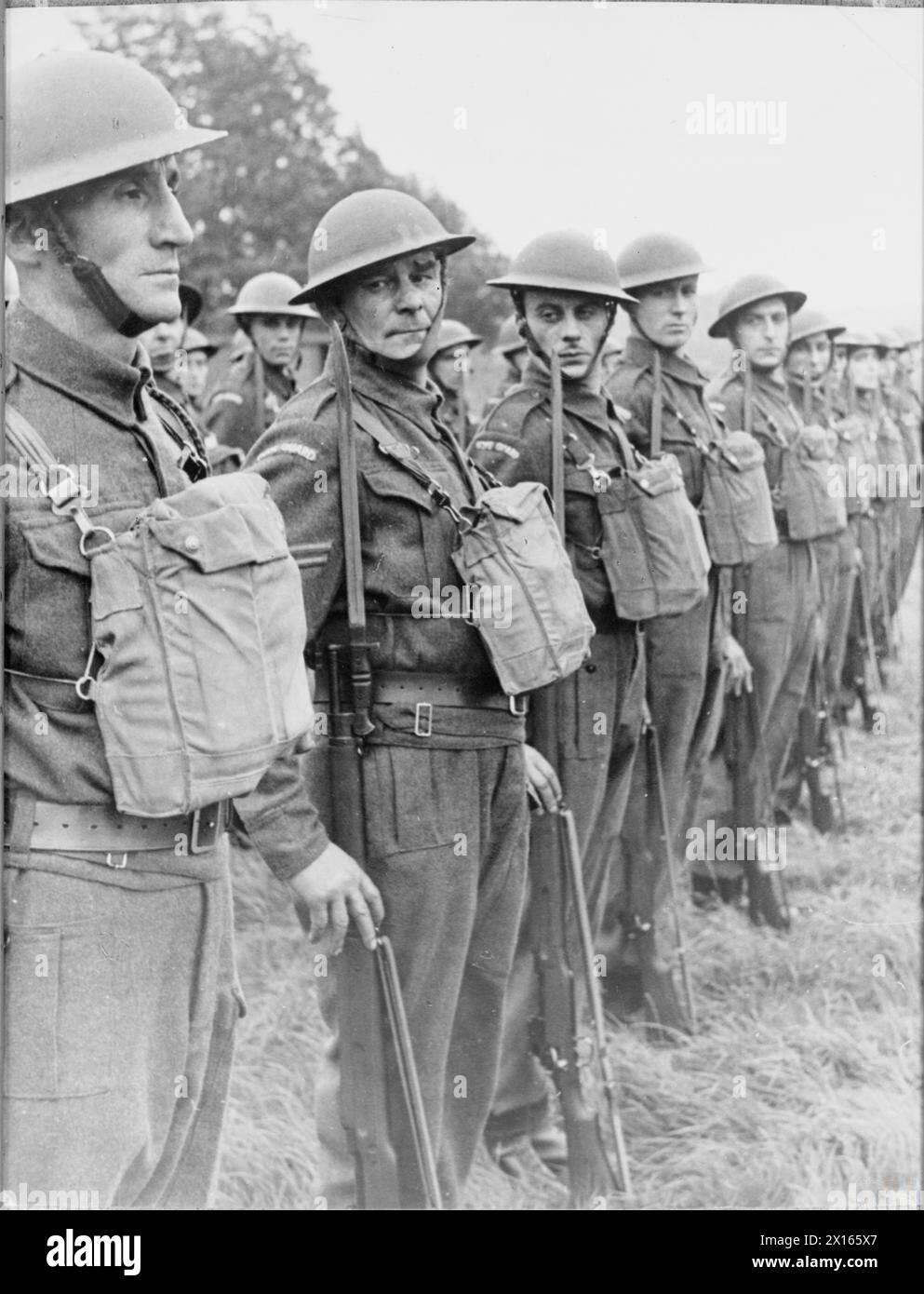 BRITISH WORKERS GUARD THEIR WORK: THE HOME GUARD, ENGLAND, 1941 ...