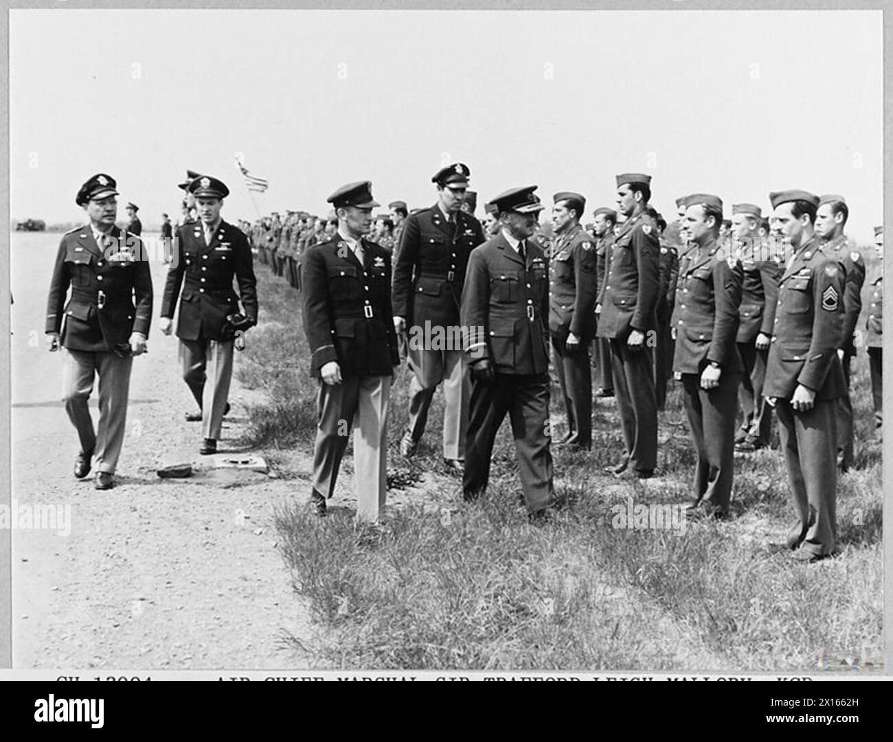 Air Chief Marshal Sir Trafford Leigh-Mallory and Lieutenant General ...