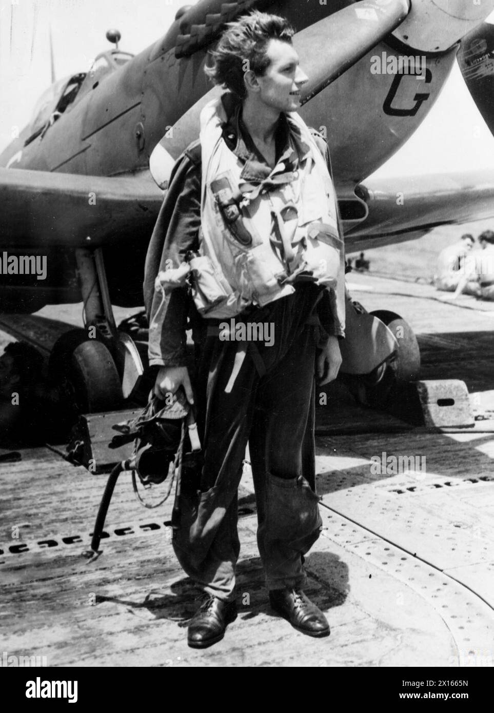 NAVAL AIRMEN WITH THE BRITISH EAST INDIES FLEET. 28 JUNE 1945, COLOMBO ...