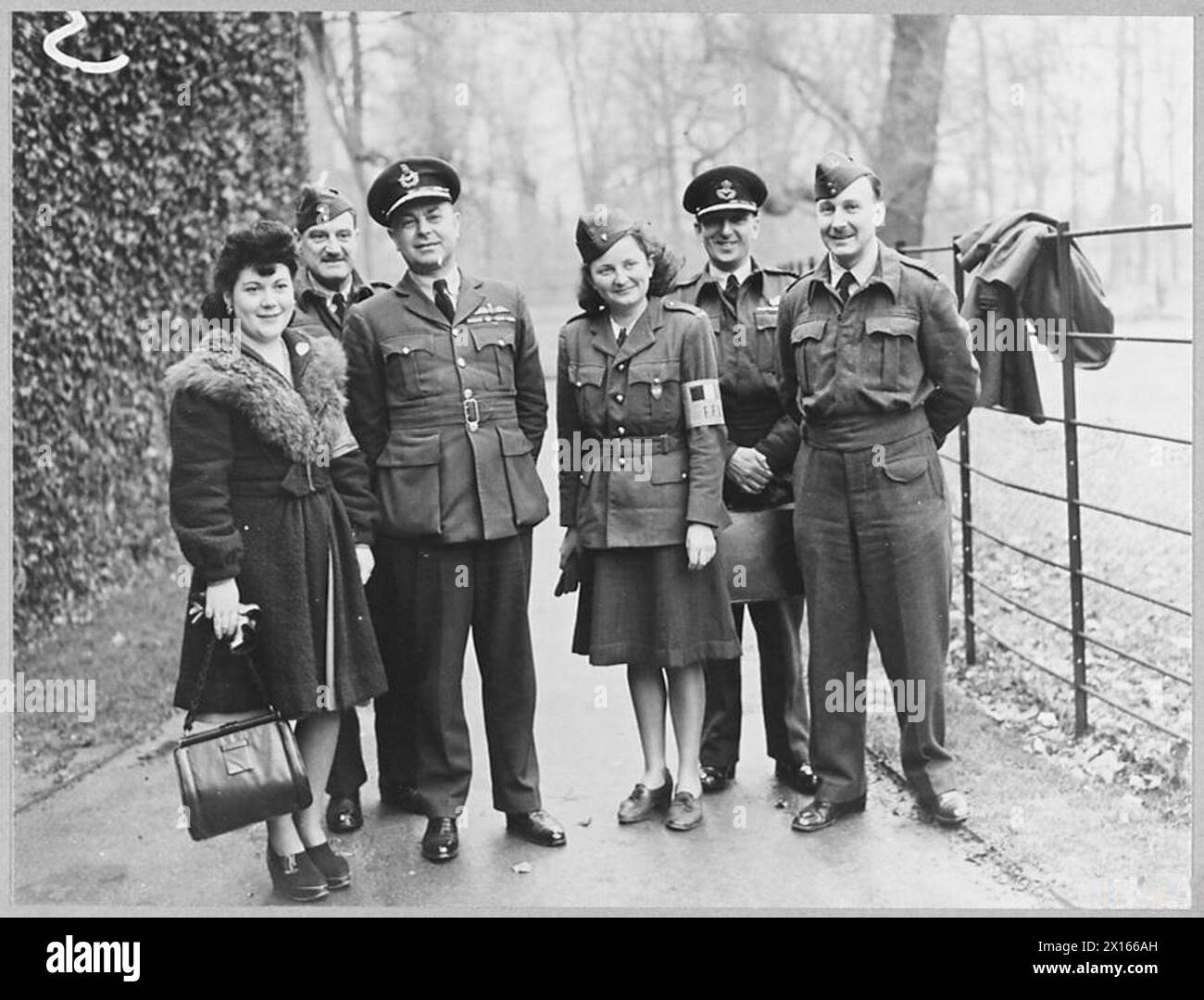 TWO F.F.I. WOMEN VISIT ENGLAND - 14240 Picture (issued 1944) shows ...