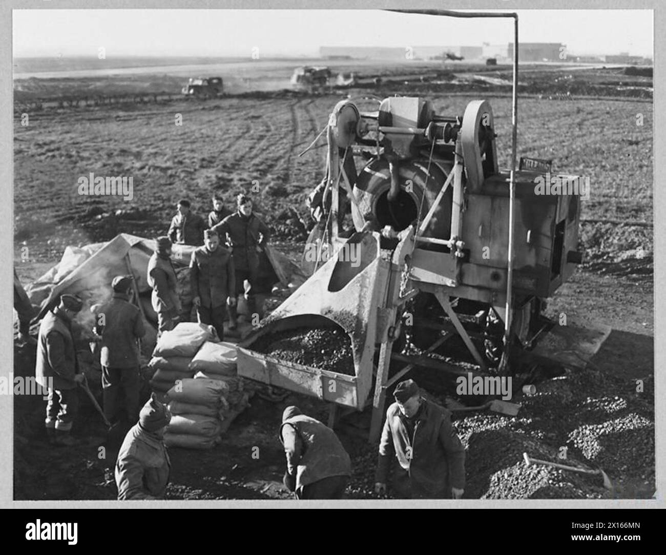 R.A.F. WORKS SQUADRON MAKES A RUNWAY IN RECORD TIME - 11741 Picture ...