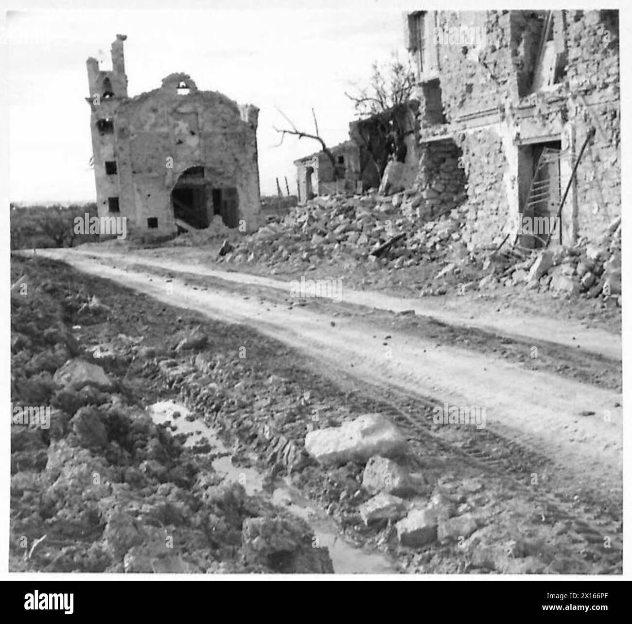 ITALY : EIGHTH ARMY"VILLAGRANDE - THE DESERTED VILLAGE" - One of the ...