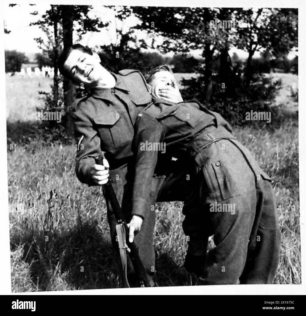 ARMY CADET FORCE - Cadets practising the correct method to attack a ...