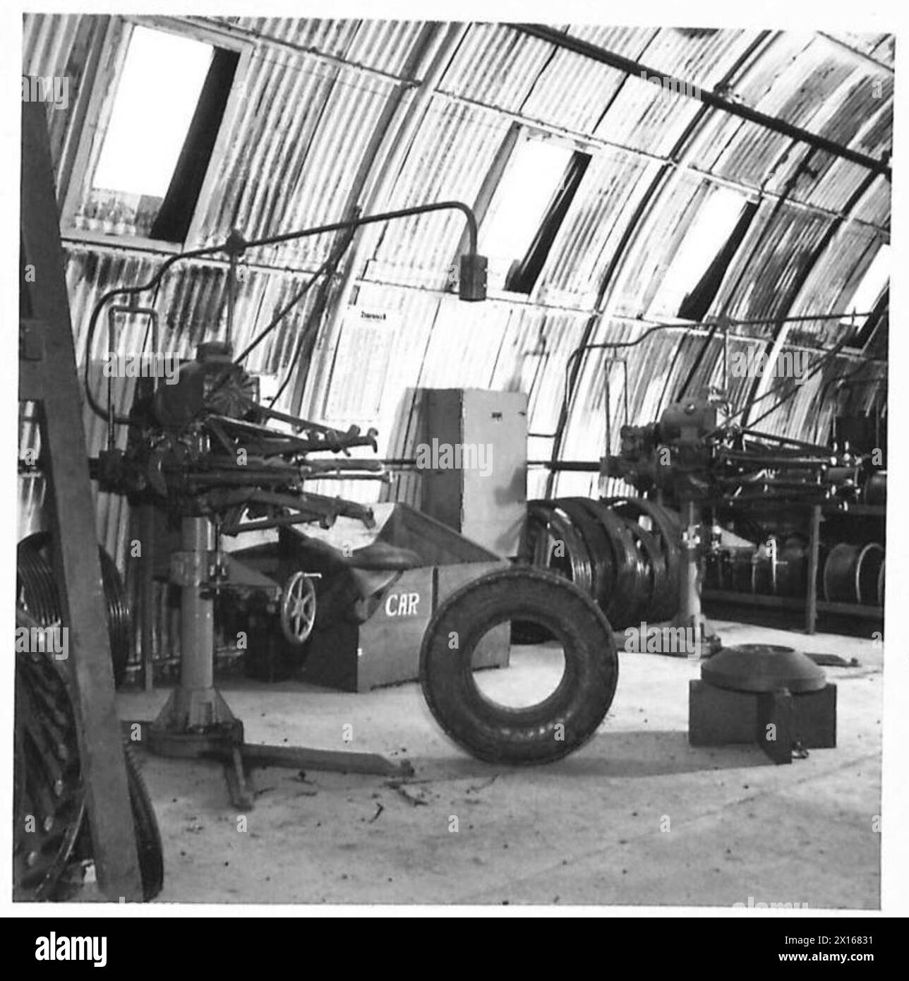 TYRE REPAIR FACTORY : CHILWELL - Tyresole spreaders , British Army ...
