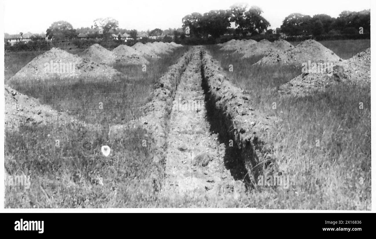 HOME DEFENCES - Obstruction in field to prevent aeroplane landings at ...