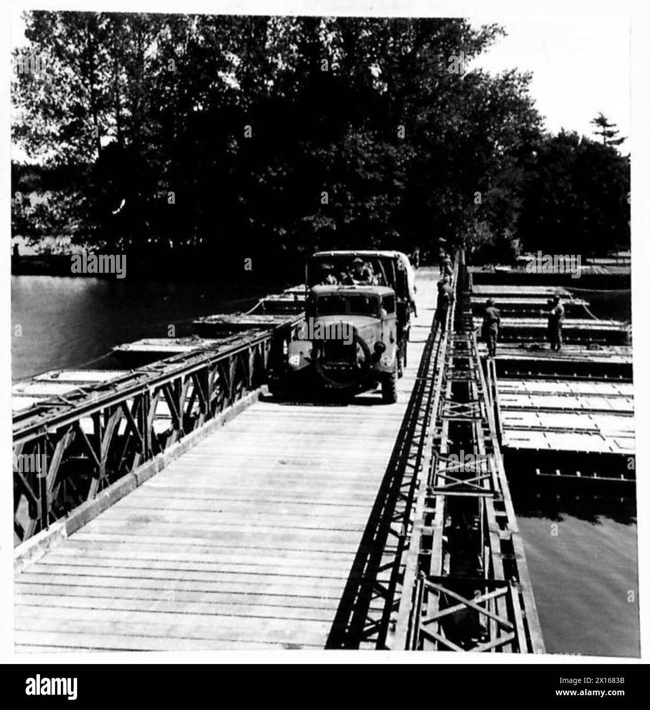 Photographs illustrate bridging operations for instructional use ...