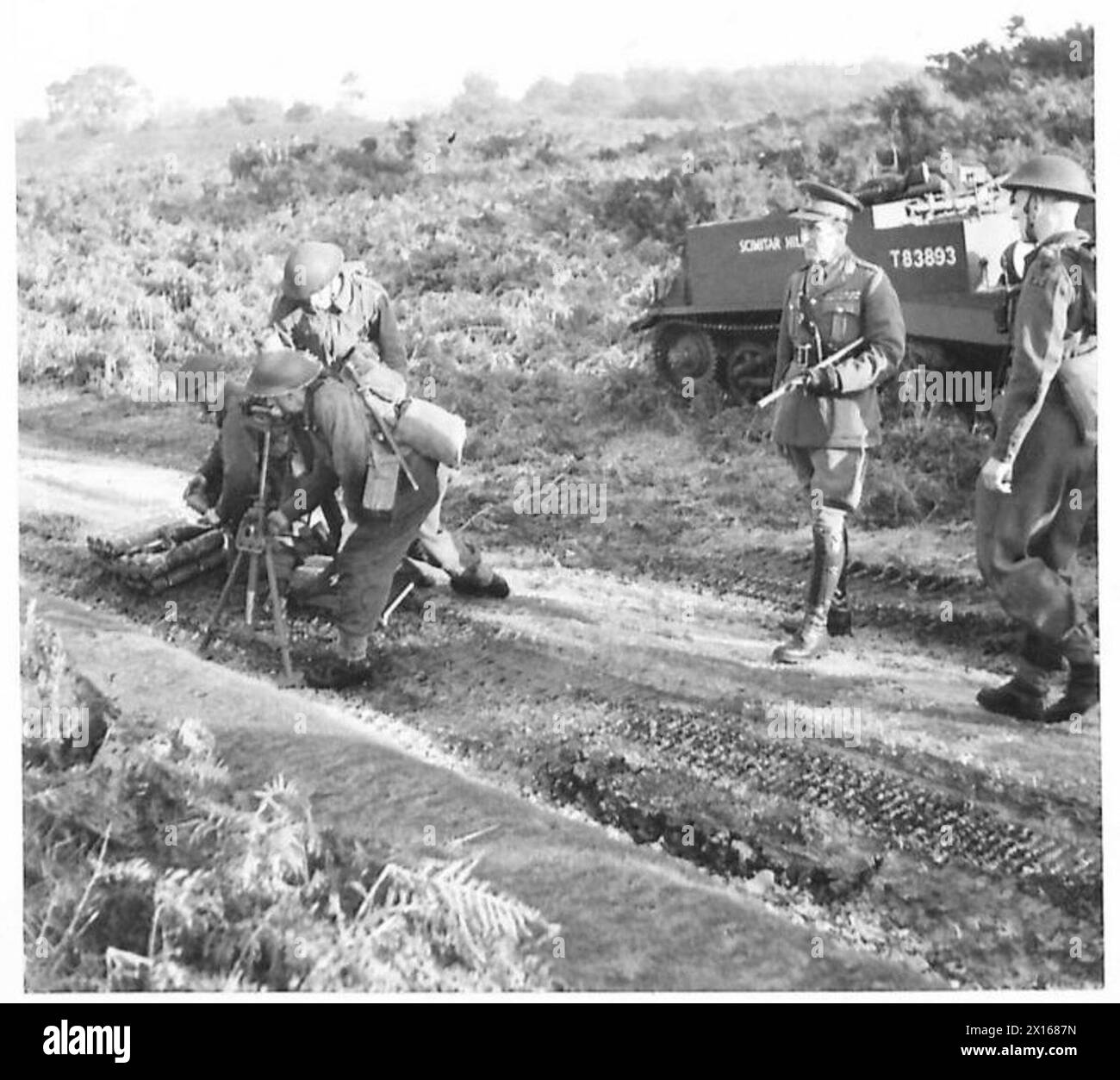 COMMANDER-IN-CHIEF HOME FORCES VISITS SOUTHERN COMMAND - A 2-inch ...