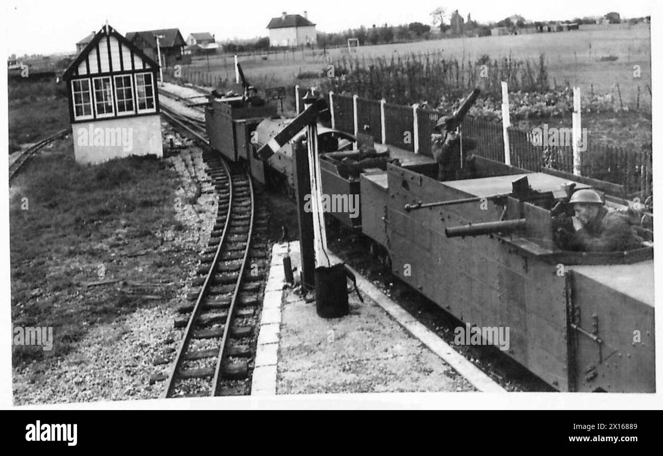 LIGHT RAILWAY ARMOURED TRAIN : ANTI-INVASION PRECAUTION - Photographs ...