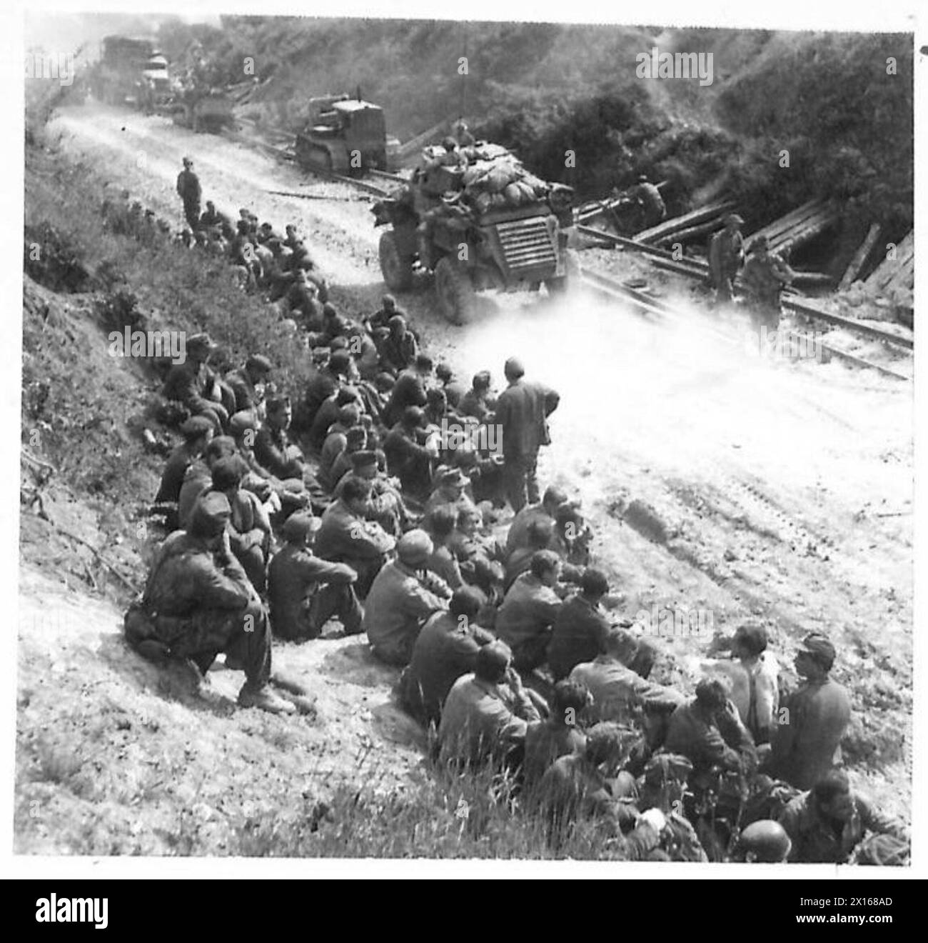ITALY : BATTLE OF THE GUSTAV LINE - Some of the prisoners taken during ...