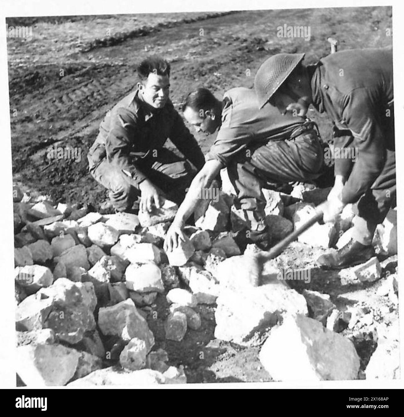 ADVANCED AERODROME CONSTRUCTION - Breaking down stones for the ...