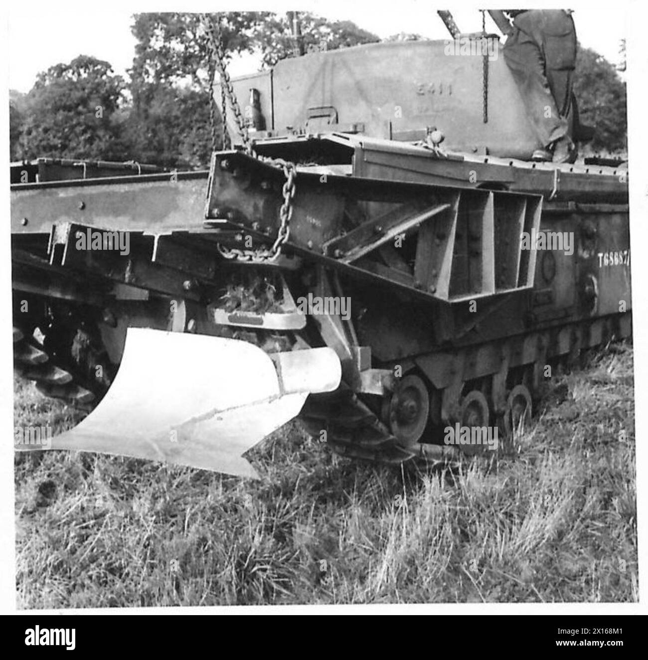 Photographs from the headquarters of the 79th Armoured Division of the ...