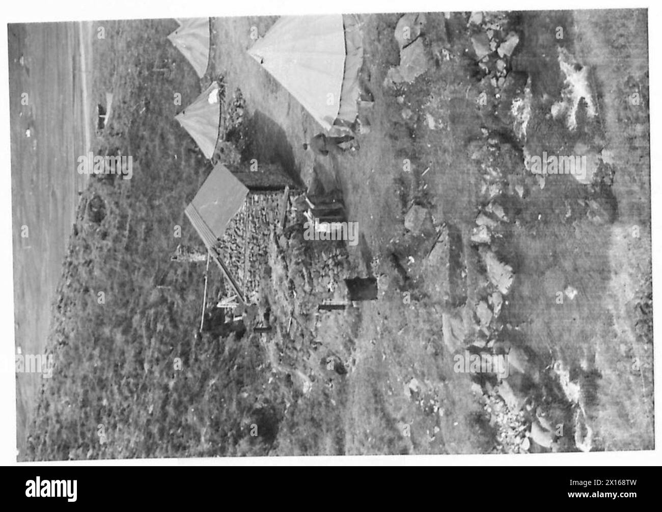 BRITISH AND CANADIAN TROOPS IN ICELAND - Typical camp scenes near ...