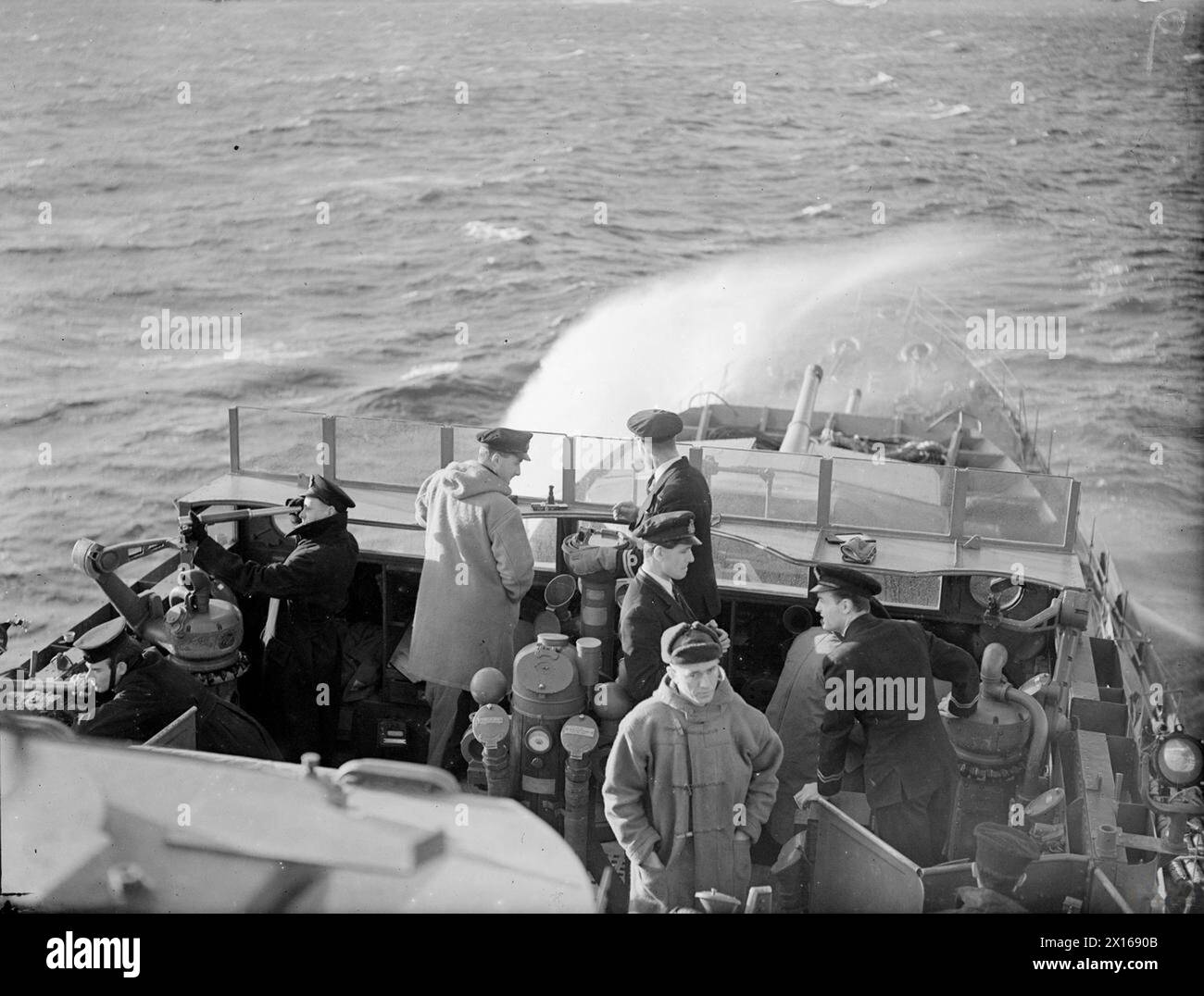 FRENCH ADMIRAL SEES THE RICHELIEU IN HOME FLEET BATTLE EXERCISE ...