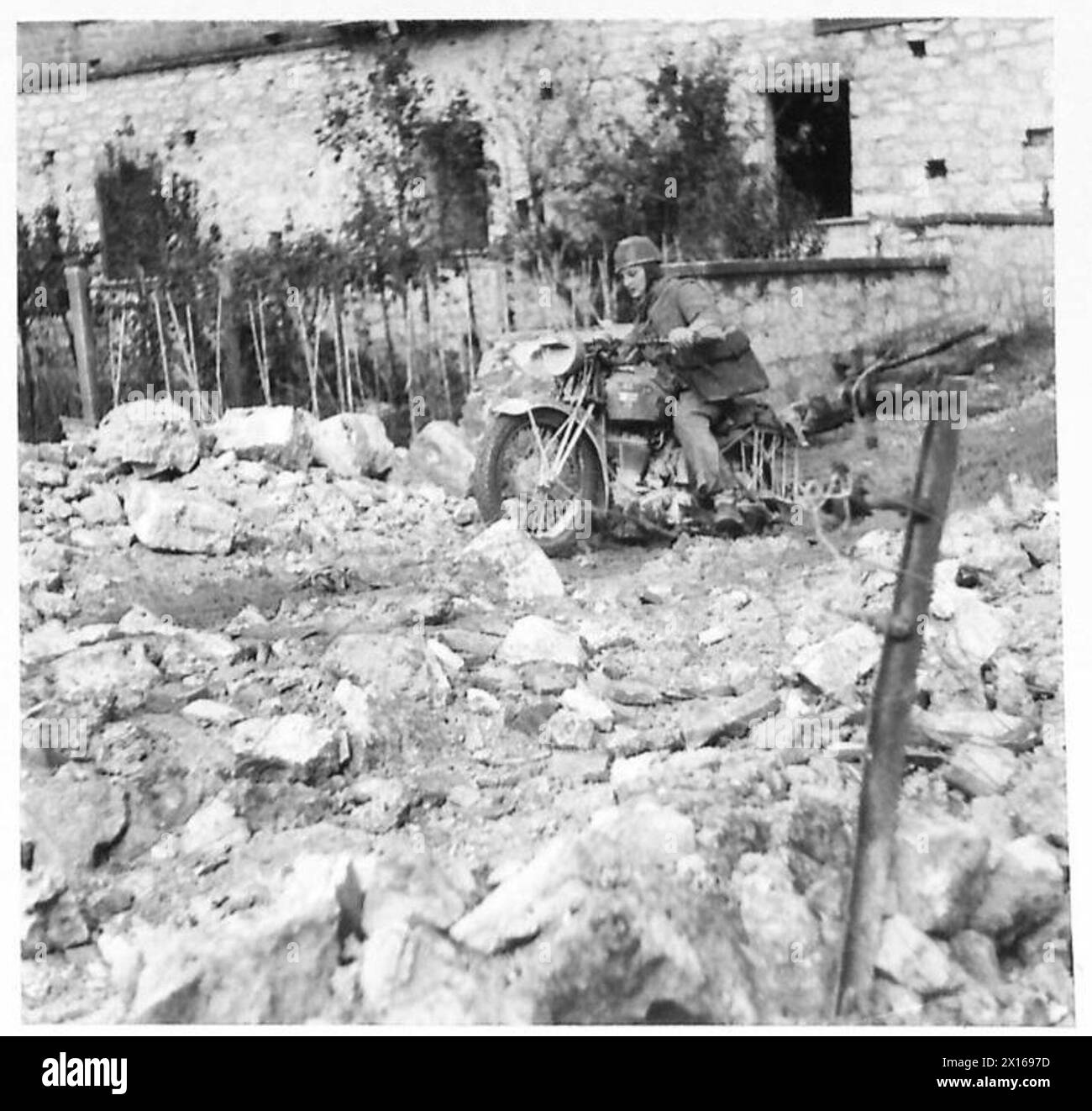 Buildings on a road Cut Out Stock Images & Pictures - Alamy