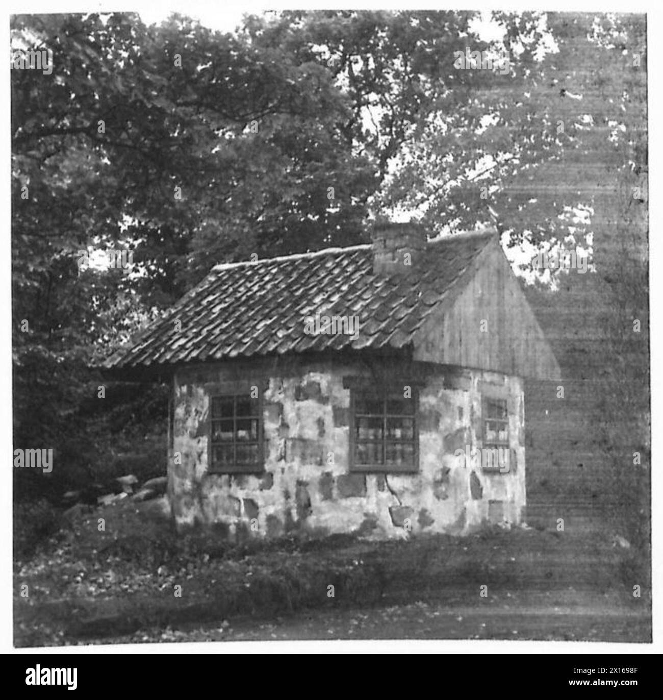 CAMOUFLAGED STRONG POINTS - Octagonal pillbox; toolhouse, with false ...