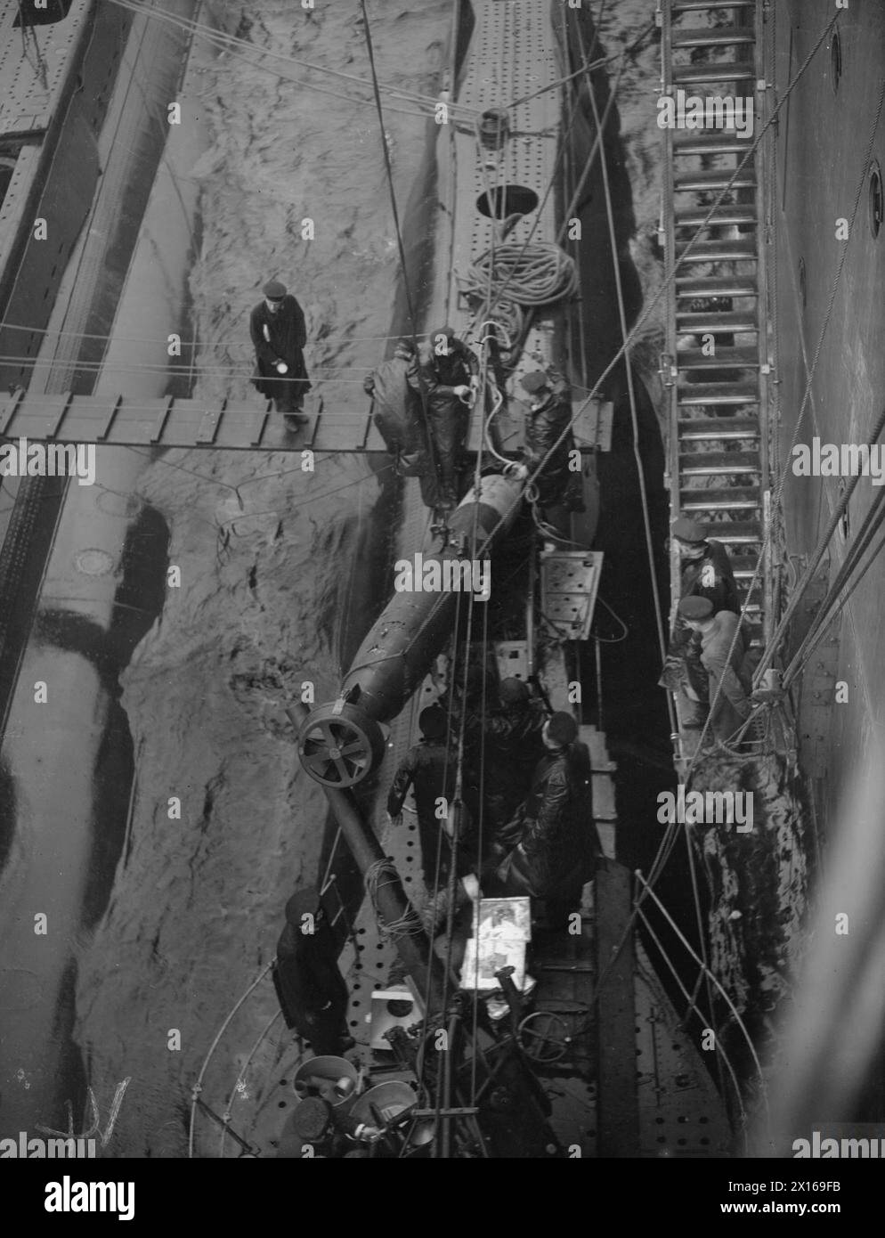 THE DUTCH SUBMARINE, HNMS DOLFYN (P 47), ON TRIAL FROM THE SHIPYARD. 7 ...