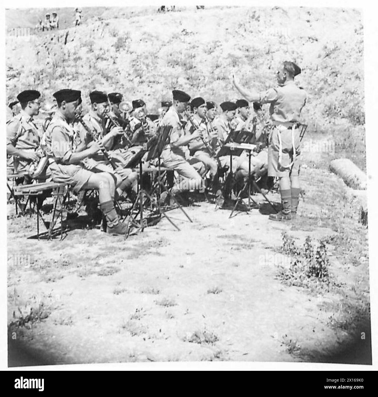 FIRST ARMY THANKSGIVING SERVICE - The band of the 87th Anti-Tank ...