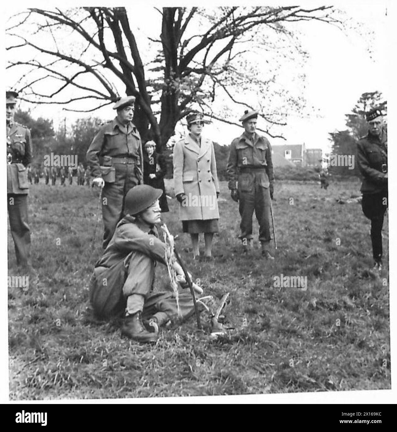 VISIT OF HRH THE PRINCESS ROYAL TO A BATTALION OF THE LOWLAND REGIMENT ...
