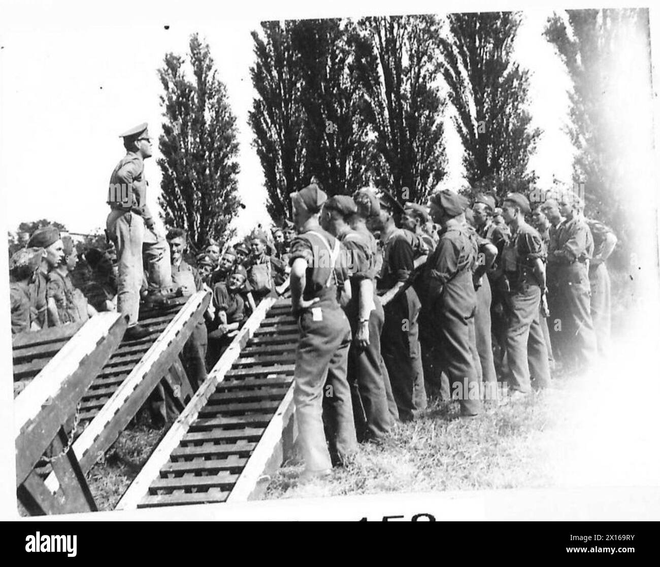 Royal Engineers conduct training on light pontoon bridge construction ...