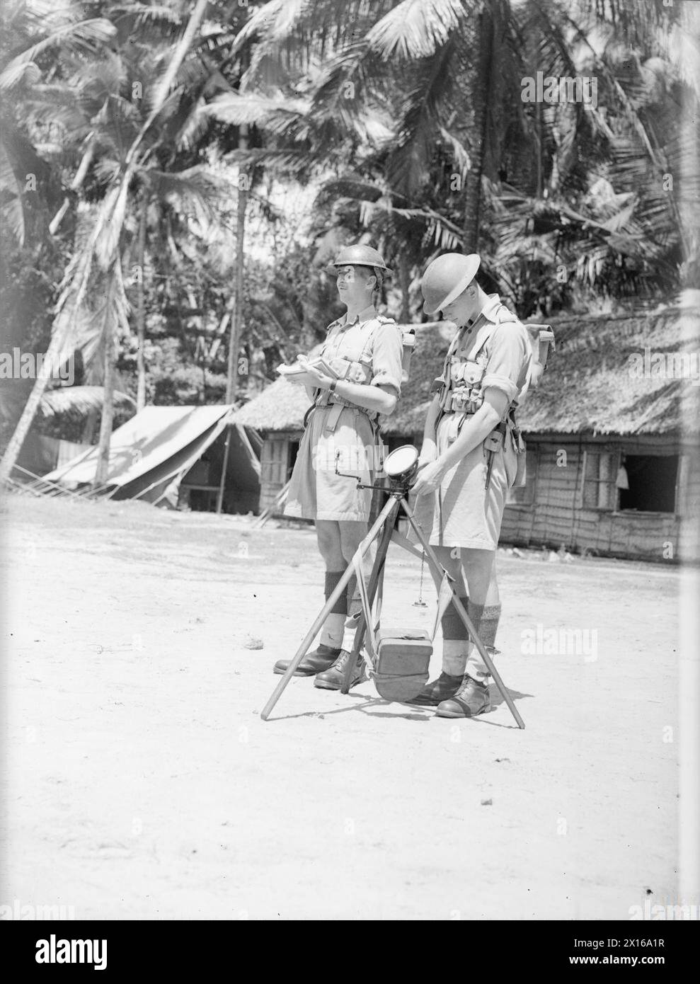 Royal Marine Signal Unit at the Mobile Naval Base Defence Organisation ...