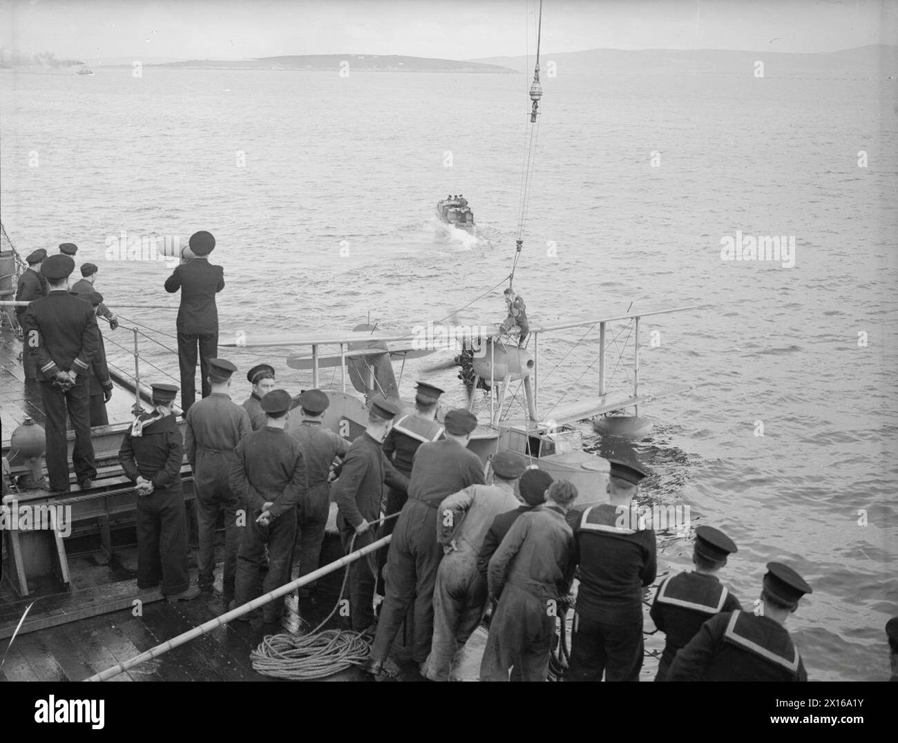 ON BOARD HMS KING GEORGE V. FEBRUARY 1941. - The Supermarine Walrus ...