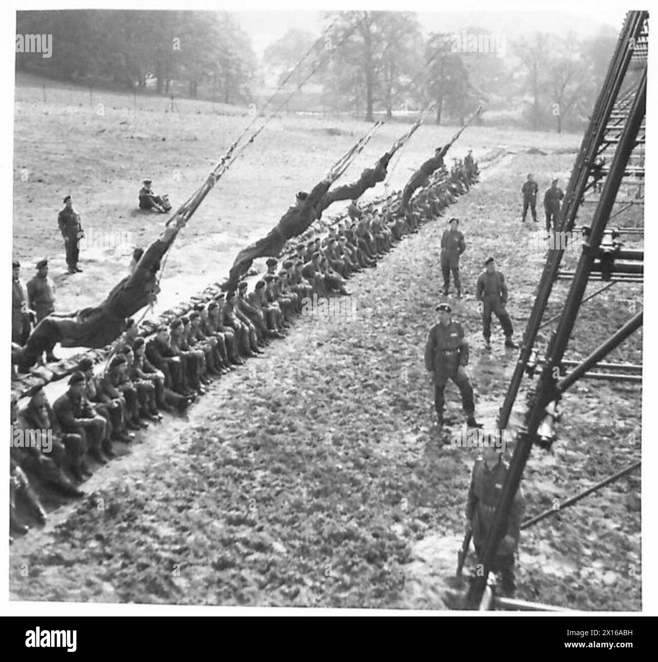 Airborne Forces volunteers at the Parachute Training Depot and School ...