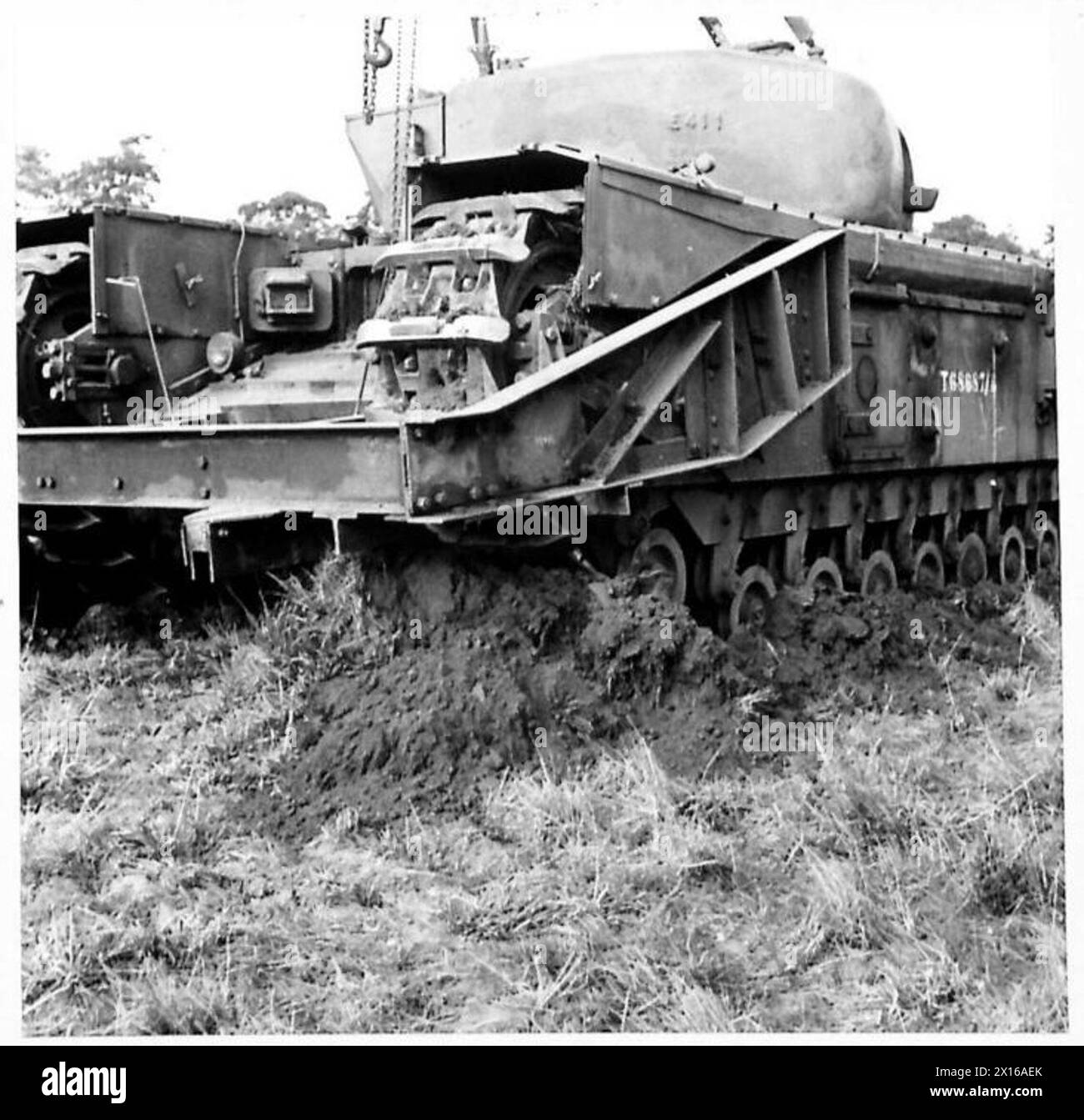 SECRET MATERIAL - Photographs taken at H.Q. 79TH ARMOURED DIVISION ...