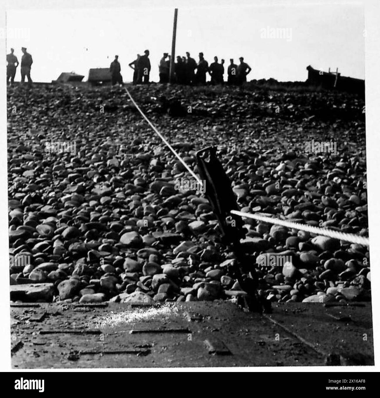 SPECIAL FOR TN. 5 - Landing of shore float ramp showing various ...