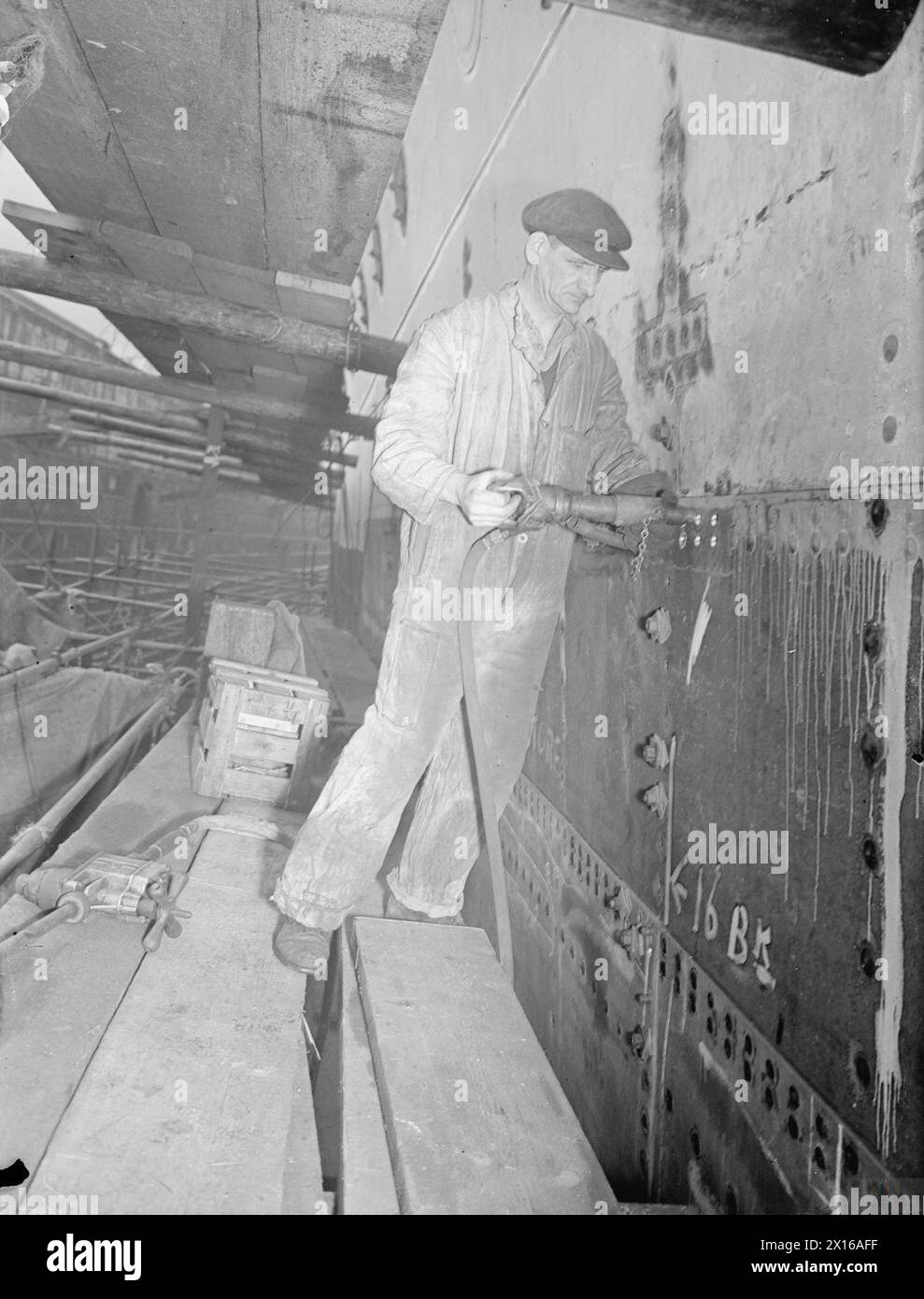 A FIGHTER ON THE INDUSTRIAL FRONT: RIVETER WILLIAM BAKER BUILDS BRITAIN ...