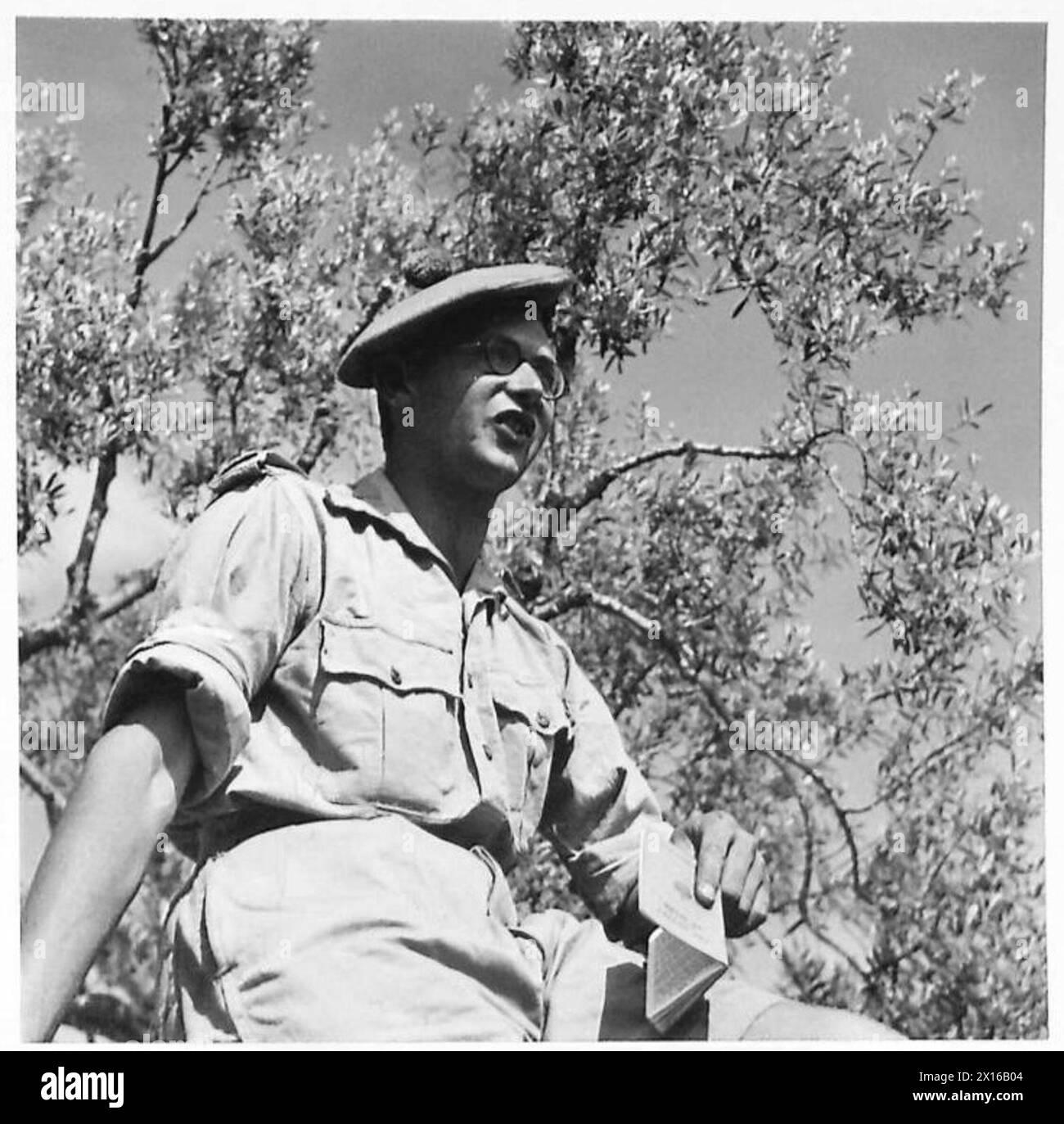 Portrait of a soldier in uniform Cut Out Stock Images & Pictures - Alamy