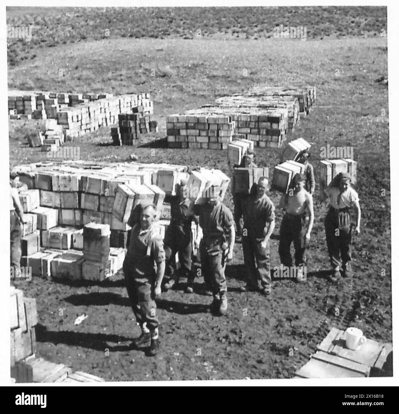 Ration preparation Black and White Stock Photos & Images - Alamy