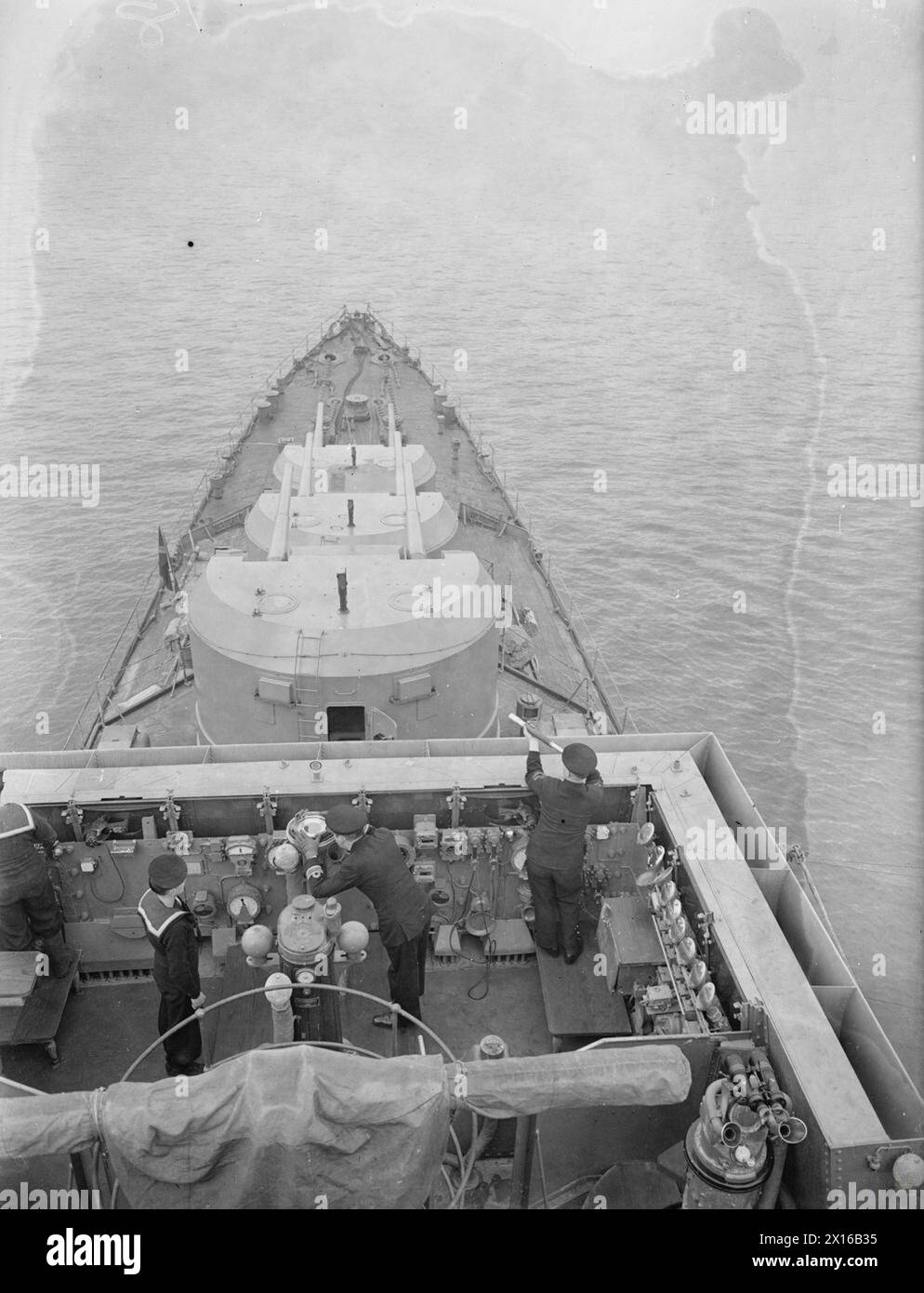 The Dido-class light cruiser HMS Bonaventure of Britain in 1940 ...