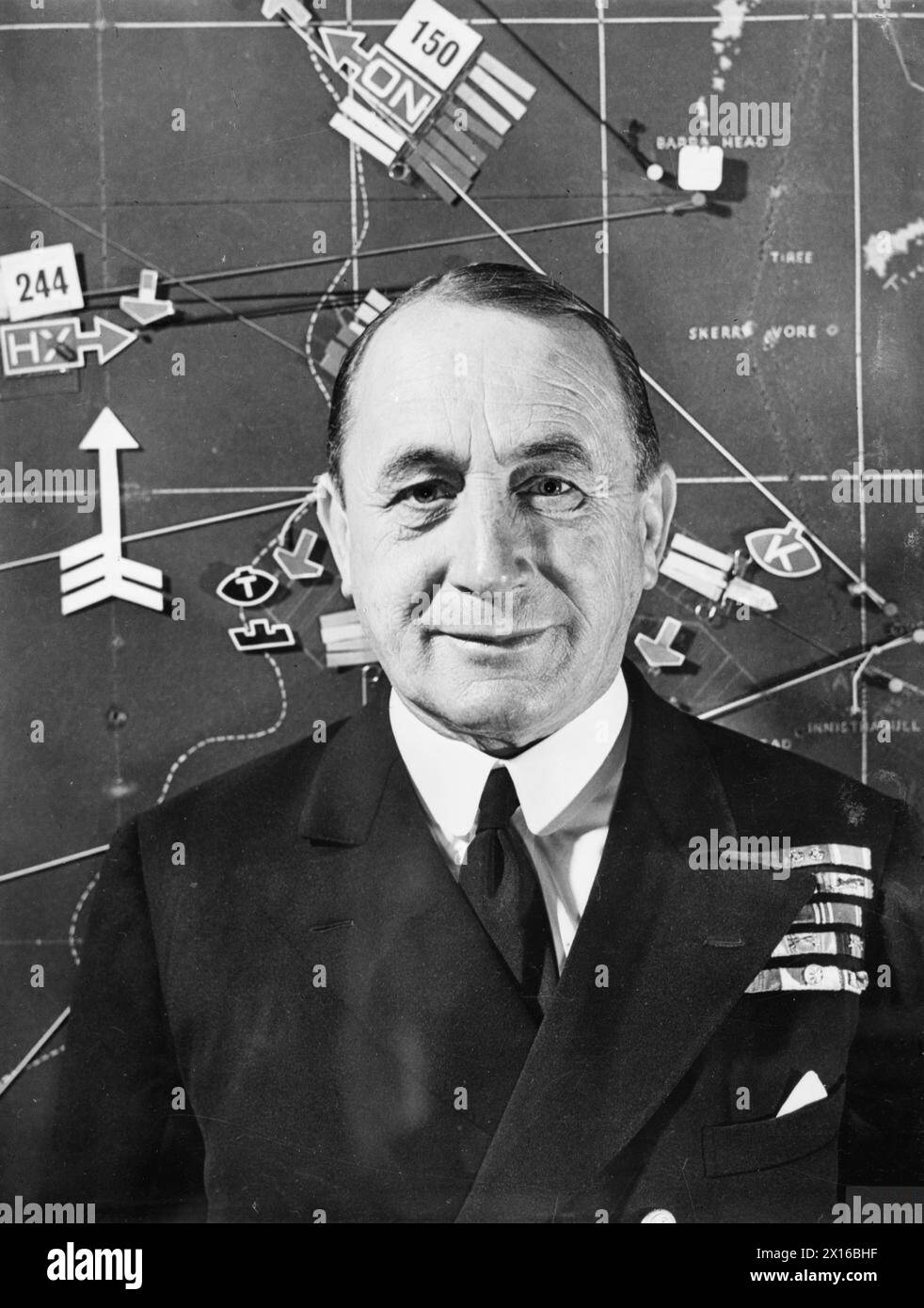 Portrait of Admiral Sir Max K Horton, Commander in Chief of Western ...