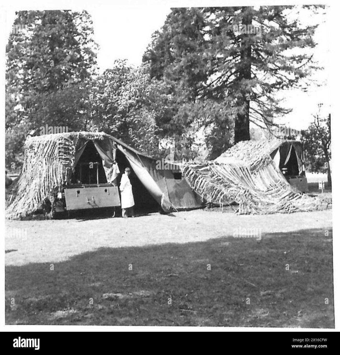 Field dressing station Cut Out Stock Images & Pictures - Alamy