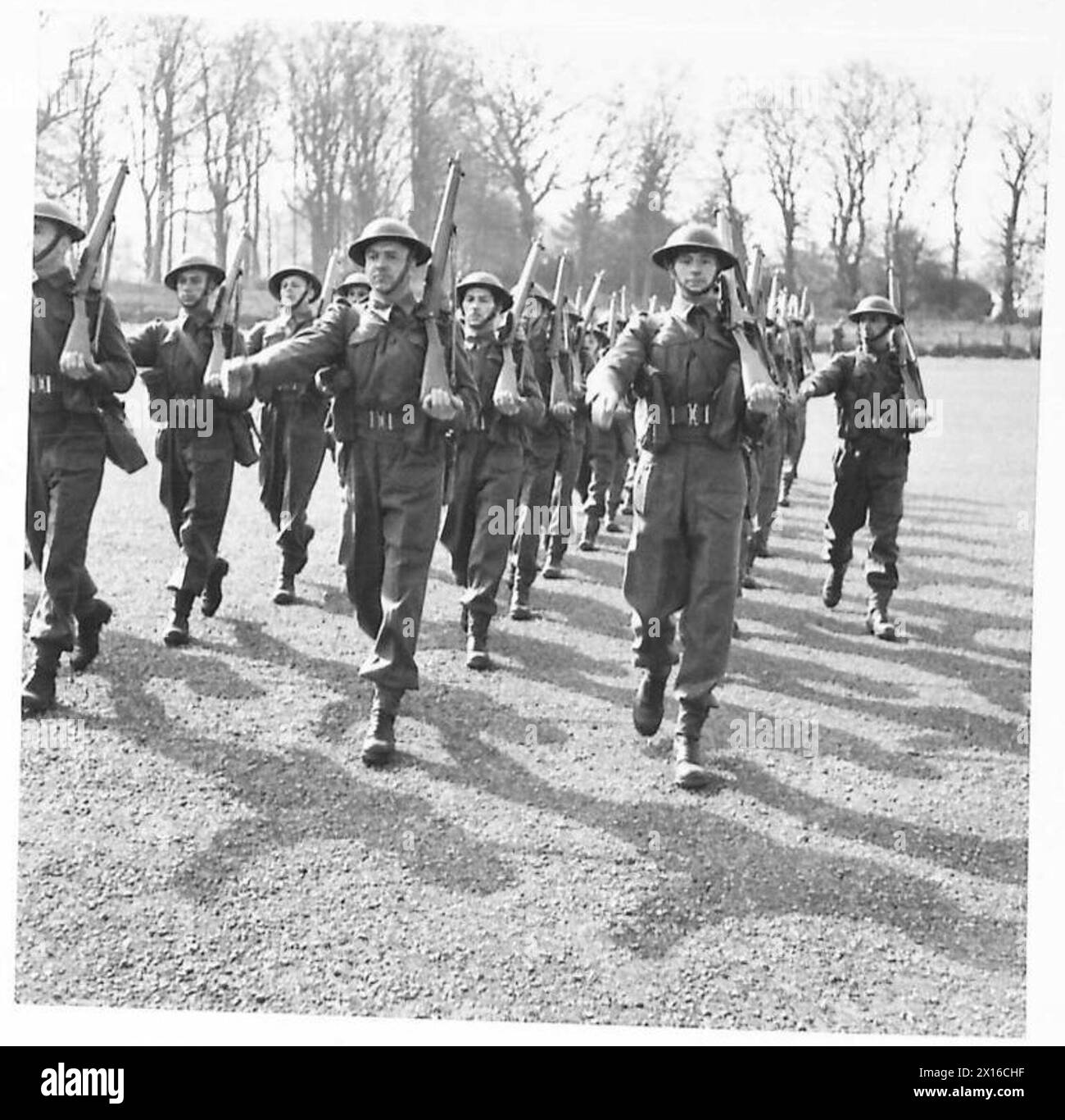 Marching drills Black and White Stock Photos & Images - Alamy