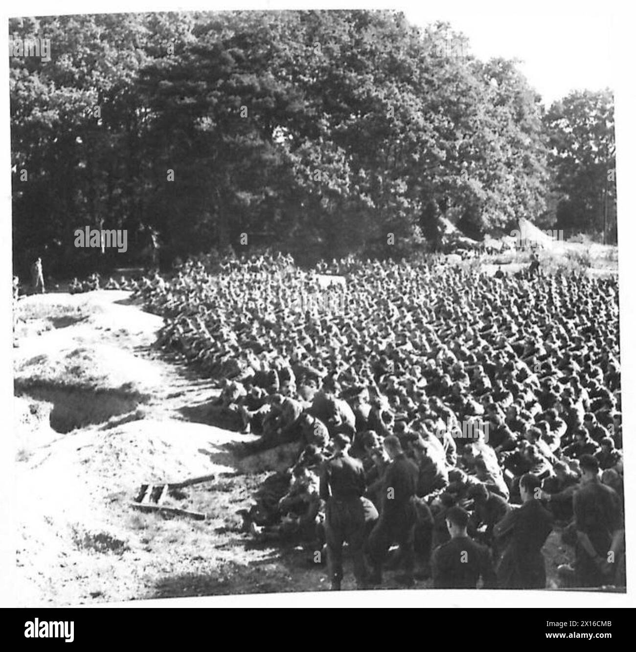 A SPECIAL SERVICE BRIGADE PREPARES FOR ACTION - A special open air ...